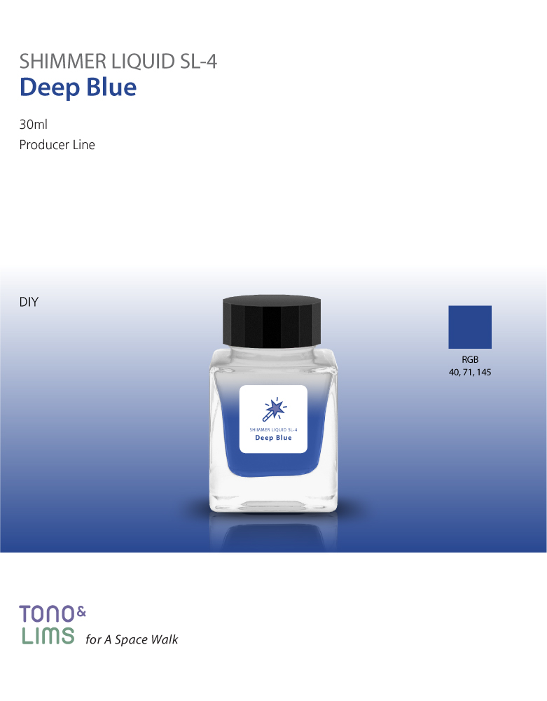 SHIMMER LIQUID SL-4 Deep Blue - TONO&LIMS